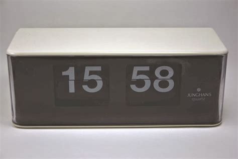Post Minimalism Junghans Flip Flap Wall Clock 1970 Clock Wall
