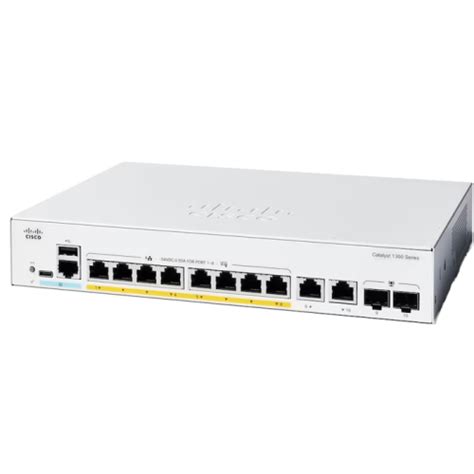 [c1300 8fp 2g] Cisco Catalyst 1300 8 Port Ge Full Poe 2x1g Combo