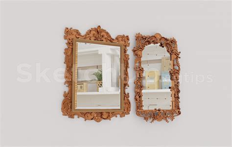 16117 Free Sketchup Mirror Model Download