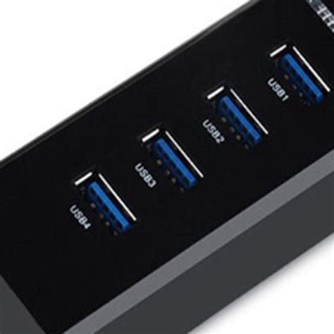 Port Usb Hub Long Cable Inch With Micro Usb Charging Port Data Tra B H Ebay