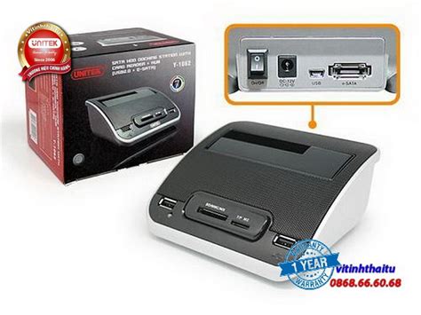 HDD Docking Station SATA USB 2 0 MIC SPK Hub USB 2 0 Unitek Y 1060S