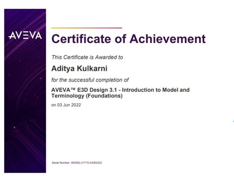 Aditya Kulkarni On Linkedin Aveva E3d