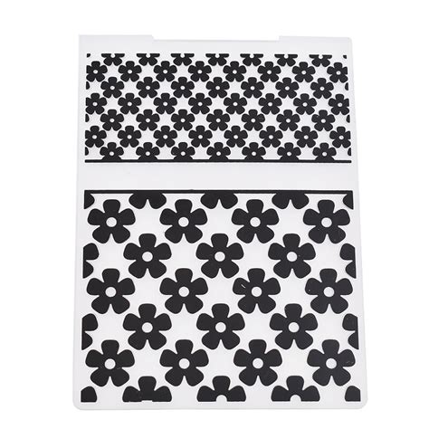 Clouds Plastic Embossing Folders Flower Embossing Grandado