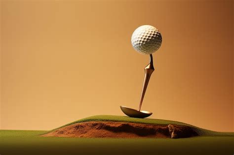 Premium Ai Image Golf Tee