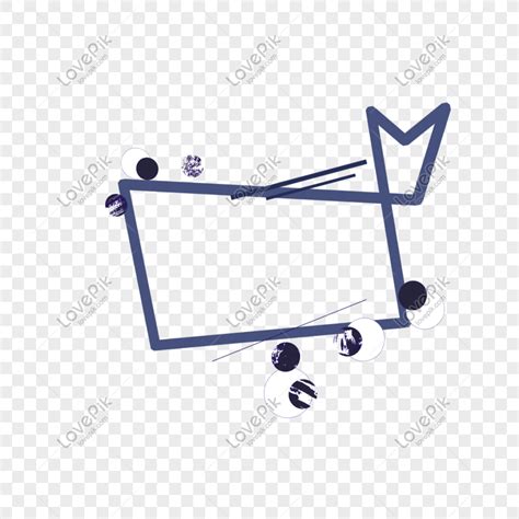 멤피스 기하학적 인 경계 Png 일러스트 무료 다운로드 Lovepik