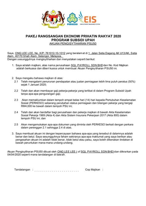 Payslip Eis Everest Systems Sdn Bhd