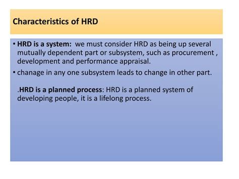 3human Resource Development Ppt