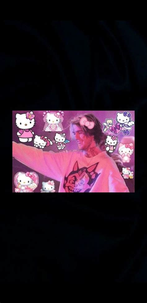 Lil Peep And Hello Kitty Hello Kitty Drawing Hello Kitty Bow Kitty