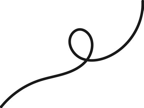 Hand Drawn Curved Line Shape Curved Line Icon 21999222 Png