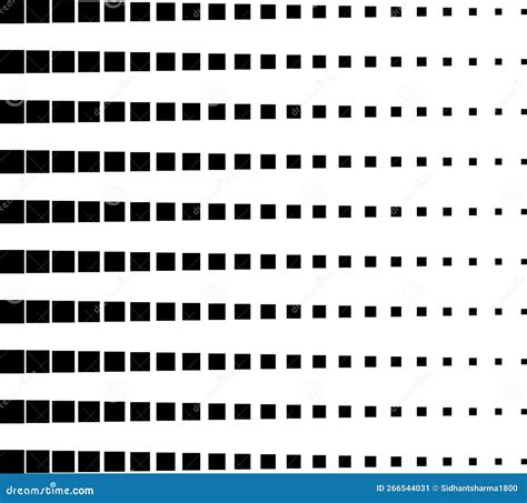 Abstract Black Seamless Gradation Effect Square Box Pattern On White