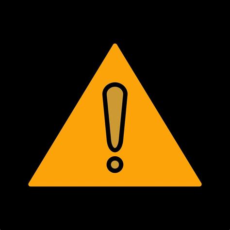 Caution Sign Vector Icon 41379421 Vector Art At Vecteezy