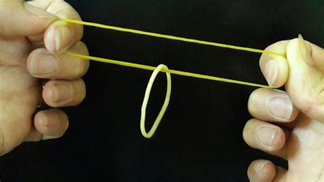 Crazy Rubber Band Magic Trick That You Can Do Youtube