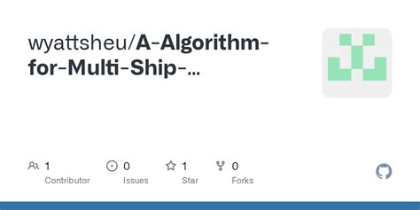 Github Wyattsheua Algorithm For Multi Ship Cooperative Collision