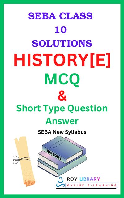 Seba Class 10 Elective History Mcq Solutions 2025 Class 10 Elective History Mcq Notes Roy