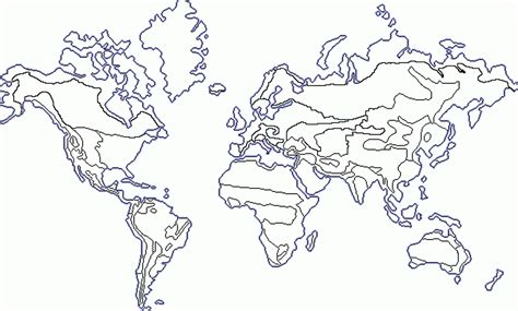 World Biome Map Coloring Page World Map Coloring Page Coloring Pages