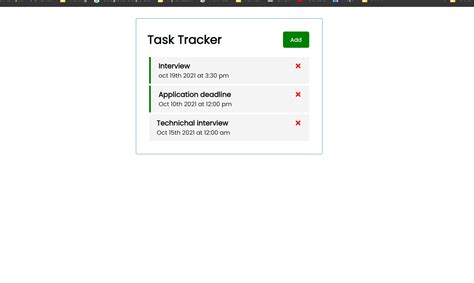 Github Guru Task Tracker React App