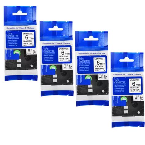 Tze Tape Mm Black On White Compatible Pth Ptd Ptd Ptd Ptd Eur