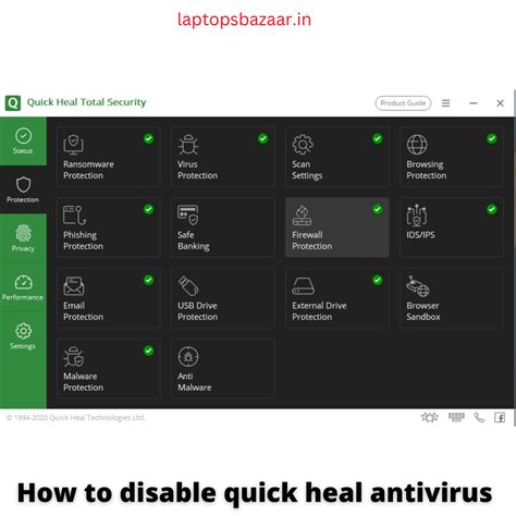 How To Disable Quick Heal Antivirus In Windows Shortcut