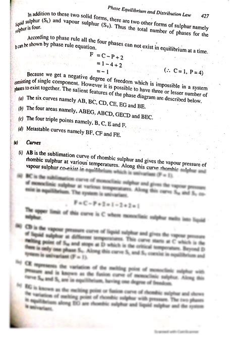 Solution Phase Diagram Of Sulphur Studypool