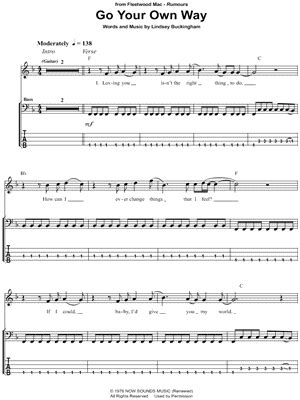 Go Your Own Way Sheet Music 14 Arrangements Available Instantly Musicnotes