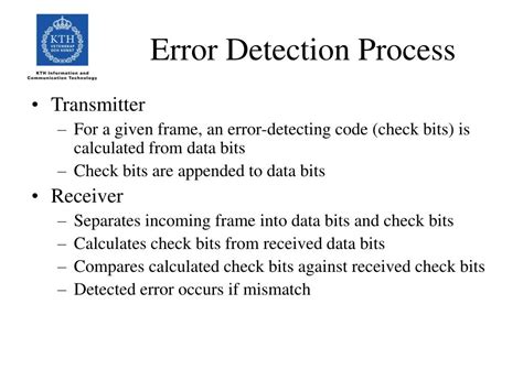 Ppt Lecture 9 10 Error Detection And Correction Powerpoint