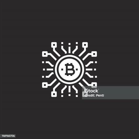 비트 코인 아이콘 웹 사이트 디자인 및 모바일 응용 프로그램 개발을위한 비트 코인 아이콘을 작성했습니다 검은 배경에 고립 된 채워진 디지털 돈 컬렉션에서 비트 코인 아이콘