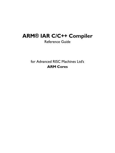 iar arm iar c c compiler reference guide pdf c programming