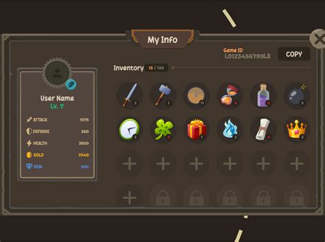 Game Ui Kit Stone Age Ui Ux Design 14 Images Behance