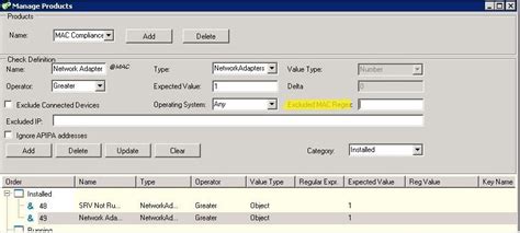 How To How To Exclude Mac On Network Interface Count Compliance Check