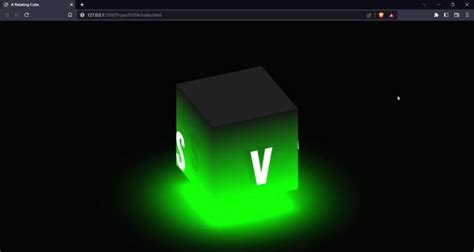Abhinandan Singh On Linkedin A Rotating Cube I Made It With Html And