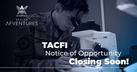 Afwerx Afventures Tacfi Noticeofopportunity Funding Opportunity Sbir Sttr Innovation