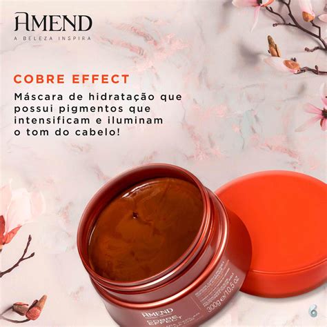 Máscara Amend Cobre Effect Realce Da Cor Beleza Na Web