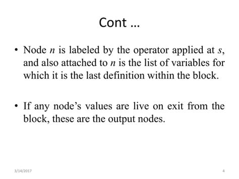 Optimization Of Basic Blocks Pptx Programming Languages Computing