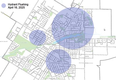 City Of Stratford The Municipality Hydrant Flushing Spring Flushing