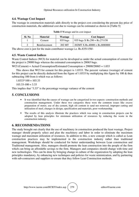 Optimal Resources Utilization In Construction Industry Pdf Construction Industry Industries