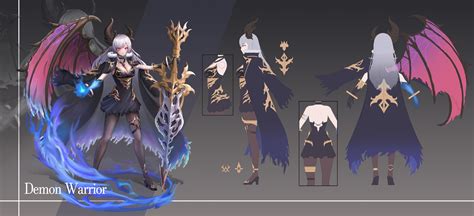 Artstation 악마 전사시트