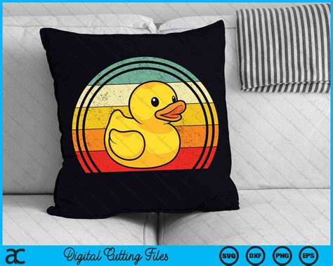 Rubber Duck Vintage Rubber Duckie Vinage Retro Svg Png Cutting Files