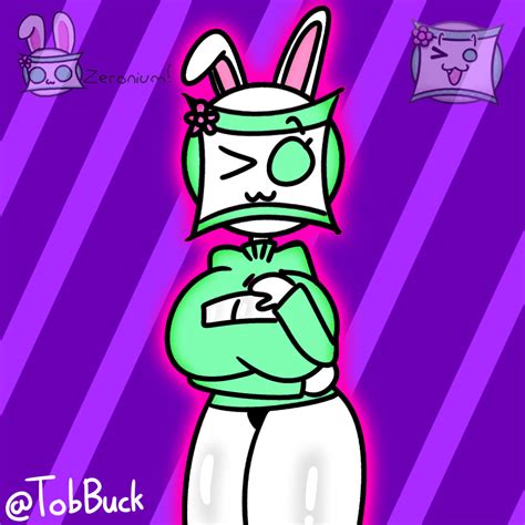 Rule 34 Cube 132 Geometry Dash Geometry Dash Green Clothing Green Eyes Tobbuck White Body