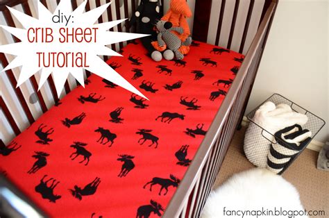 Fancy Napkin Diy Crib Sheet Tutorial