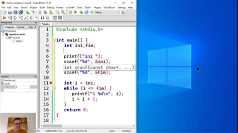 Programação C Loops Parte 2 While Controle Por Contagemcontador Youtube