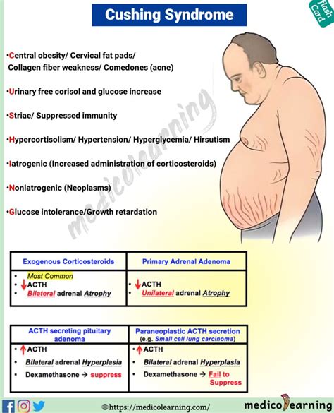 Cushings Syndrome Hypercortisolism Medicolearning