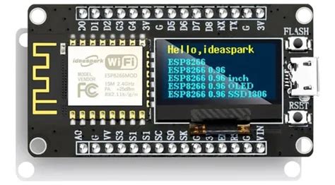 Nodemcu Placa De Desarrollo Esp8266 Con Pantalla Oled 0 96