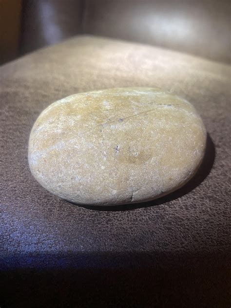 Fossilized Egg The Solid White Looks Like Eggshell And The Dark Lines Look An Egg Splitting