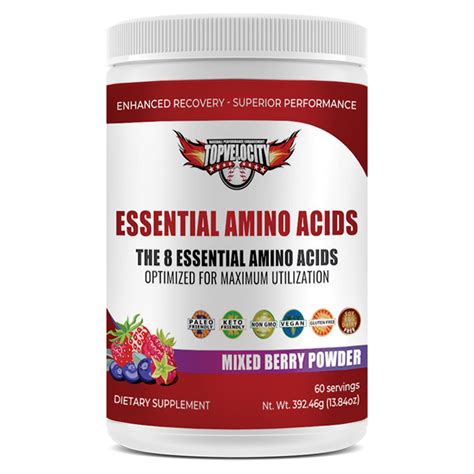 Top Velocity Essential Amino Acids Topvelocity