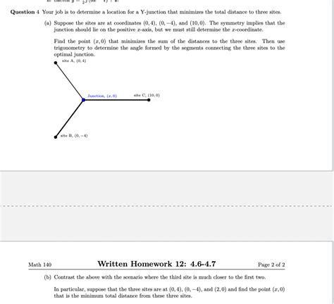 Solved Question Your Job Is To Determine A Location For A Chegg Com