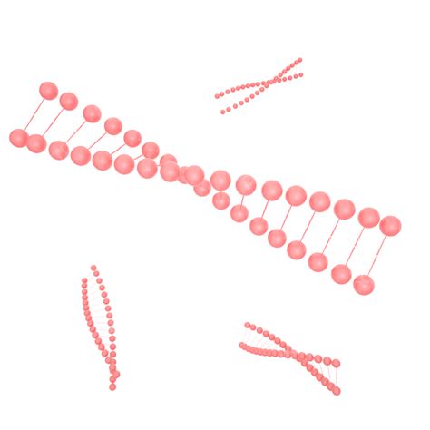 Pink 3d Molecular Structure Molecular Chain 3d Molecular Structure Molecular Chain Pink Png