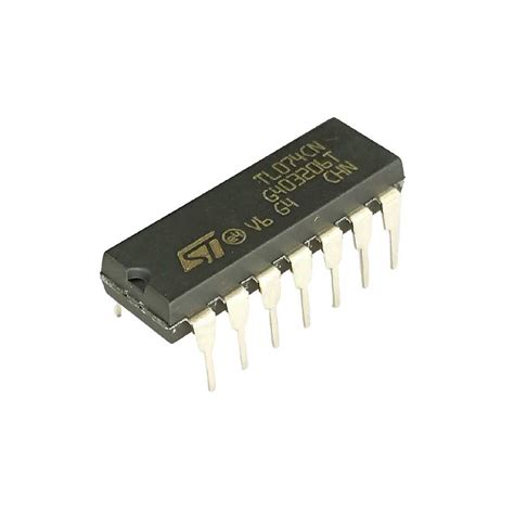 Tl074cn Tl074 Low Noise J Fet Quad Operational Amplifiers Ic ไอซี ยี่ห้อ St Shopee Thailand