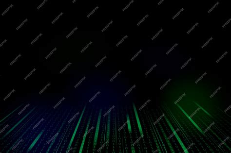 Free Vector Stream Of Binary Code Design Vector