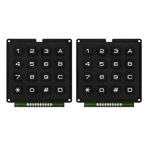 We Poluj 4x4 Matrixes Array 16 Button Keypad Keyboard Module 16 Key Mcu Membrane Button Keypad