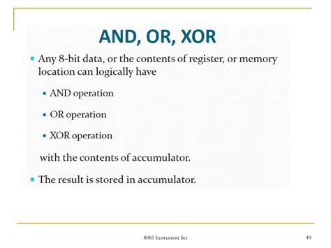 Unit 2 8085 Instruction Set Ppt Ppt